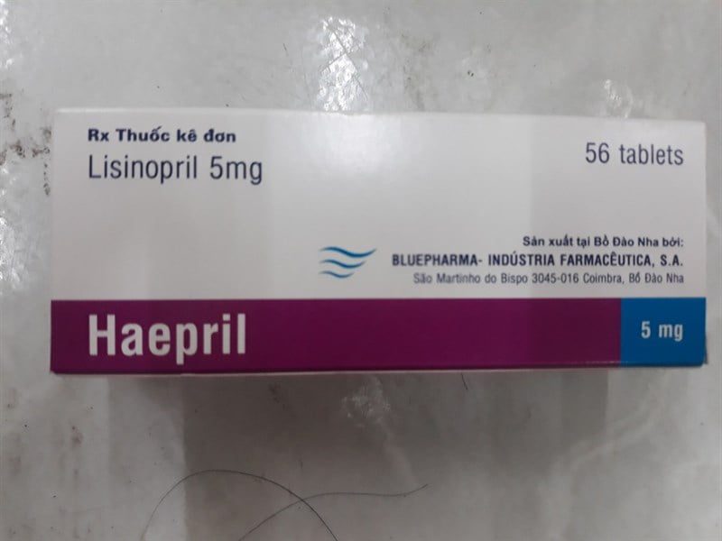 Haepril 5mg H4 vi * 14 vien (lisinoril) - Nhà Thuốc Quốc Anh