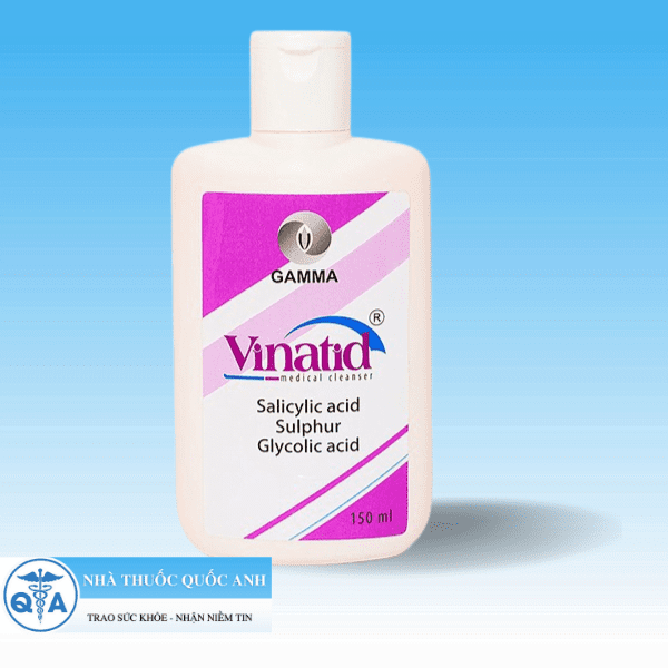 Sữa rửa mặt Gamma Vinatid điều trị mụn, giảm dầu