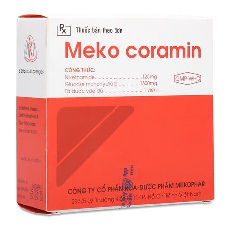 Meko coramin hop 5 vi x 10 vien - Nhà Thuốc Quốc Anh