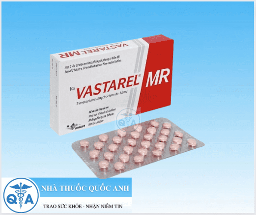 Thuốc Vastarel MR - Điều trị đau thắt ngực - Nhà Thuốc Quốc Anh