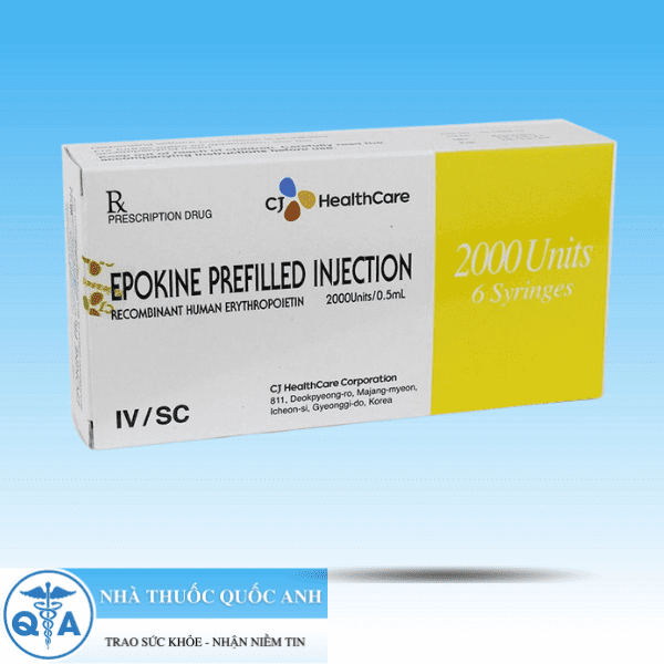 Epokine 2000 điều trị các bệnh về máu hiệu quả (hộp 6 ống) - Nhà Thuốc ...