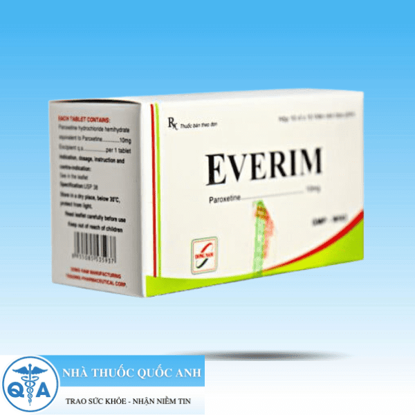 Everim 10mg trị trầm cảm, rối loạn lo âu (10 vỉ x 10 viên) - Nhà Thuốc ...
