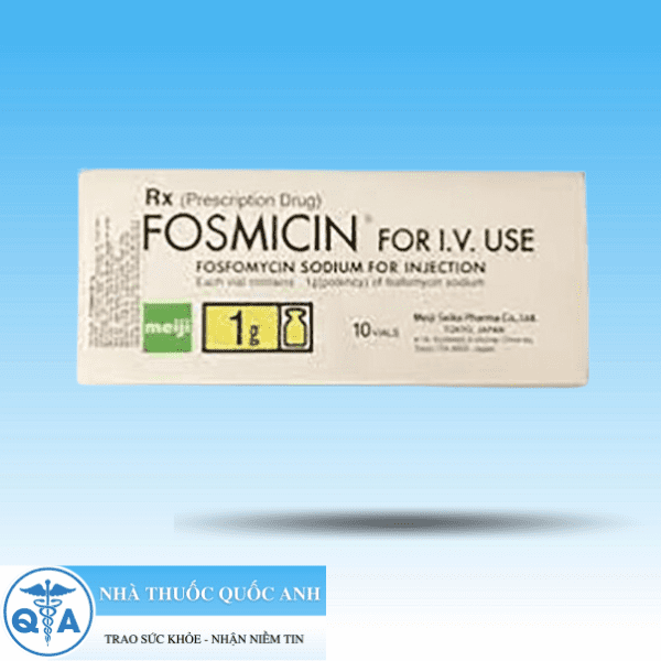 Fosmiccin tiem 1g điều trị nhiễm khuẩn hiệu quả (hộp 10 lọ) - Nhà Thuốc ...