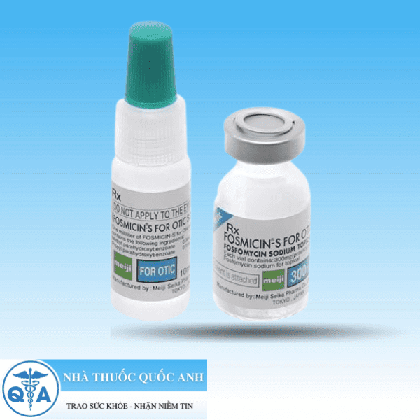 Fosmicin nhỏ tai điều trị nhiễm khuẩn hiệu quả (hộp 10 lọ) - Nhà Thuốc ...
