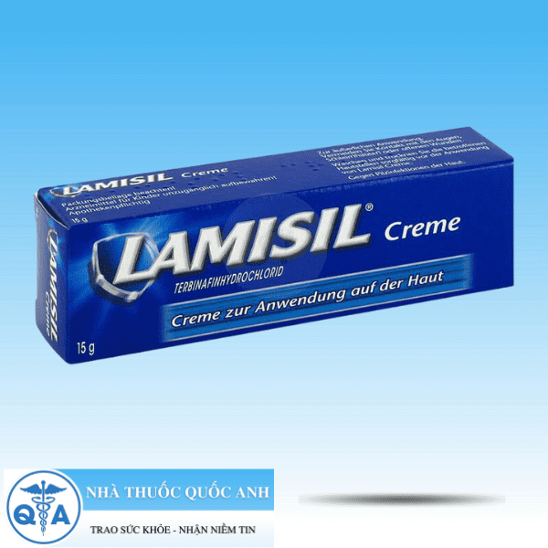 Lamisil 1% Kem bôi trị nấm da (tuýp 5g) - Nhà Thuốc Quốc Anh