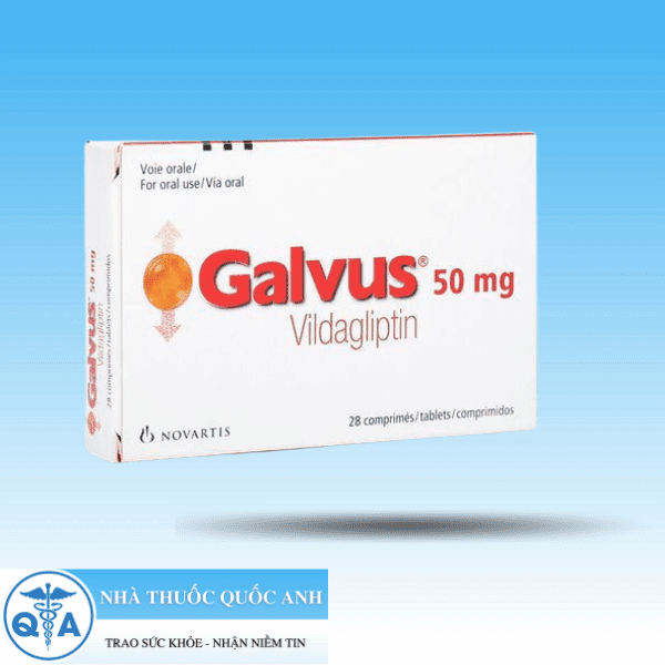 Galvus 50mg trị đái tháo đường (2 vỉ x 14 viên) - Nhà Thuốc Quốc Anh