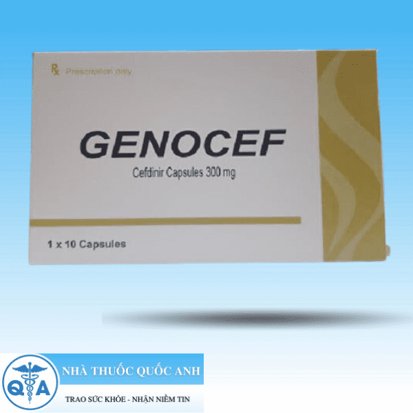 Genocef 300mg điều trị nhiễm khuẩn hiệu quả ( hộp 1 vỉ 10 viên ) - Nhà ...