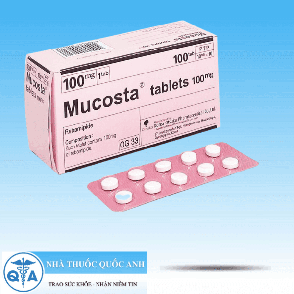 Mucosta Tablets 100mg trị viêm loét dạ dày (10 vỉ x 10 viên) - Nhà ...