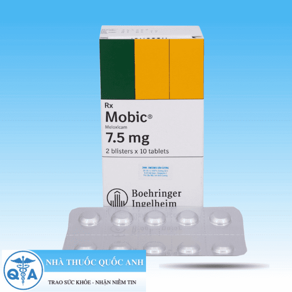 Mobic 7.5mg giảm đau, kháng viêm xương khớp (2 vỉ x 10 viên) - Nhà ...