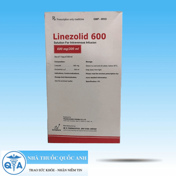 Linezolid 600mg túi 300ml – Điều trị các bệnh nhiễm khuẩn - Nhà Thuốc ...