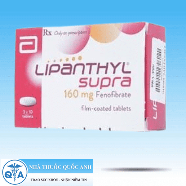 Lipanthyl Supra 160mg trị rối loạn mỡ máu (3 vỉ x 10 viên) - Nhà Thuốc ...