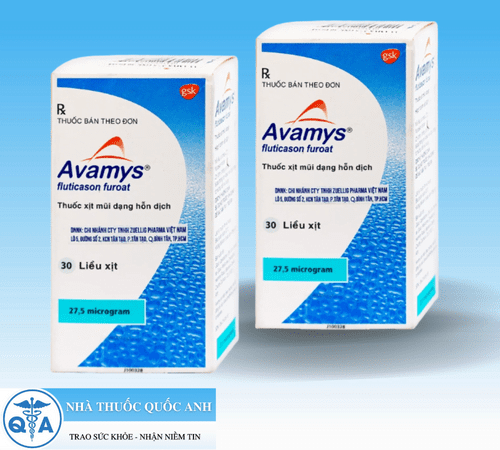 thuốc Avamys (fluticasone) điều trị viêm mũi dị ứng (lọ 30 liều xịt)