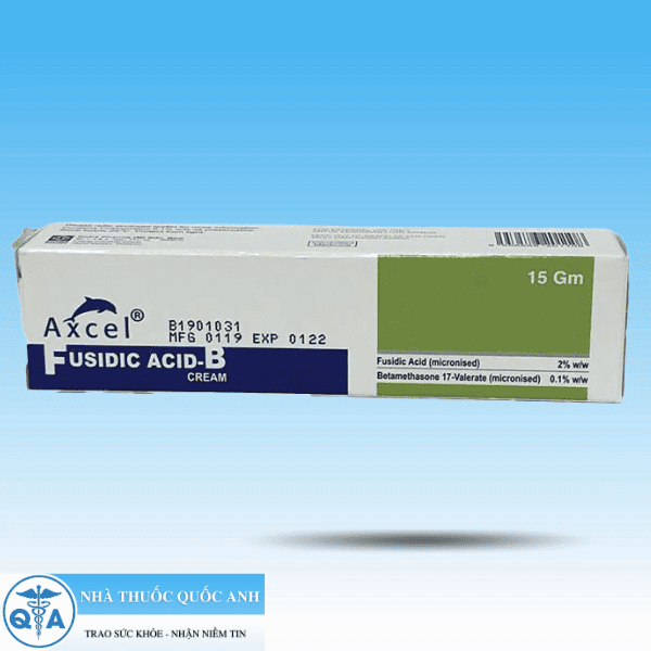 Axcel Fusidic acid-B Cream (tuýp 15g) - Nhà Thuốc Quốc Anh
