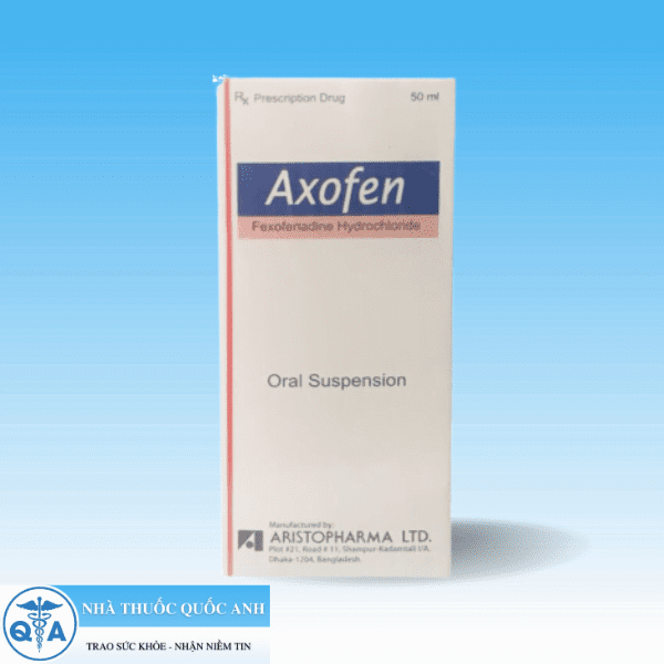 Hỗn dịch uống Axofen chống dị ứng (chai 50ml) - Nhà Thuốc Quốc Anh