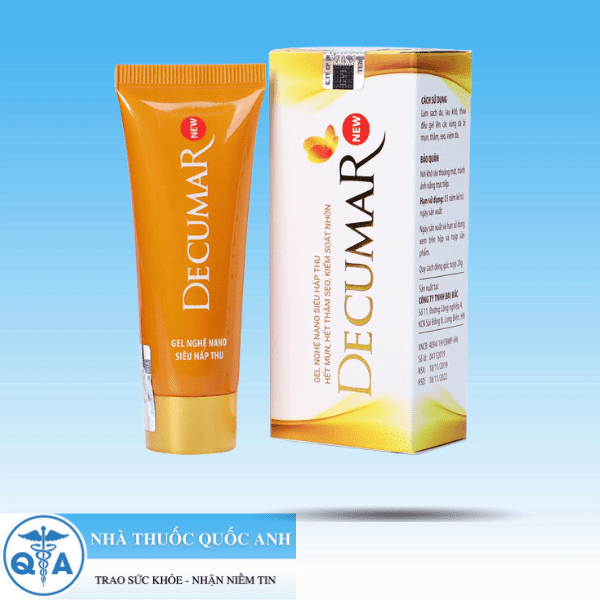 Decumar cream gel trị mụn hiệu quả (tuýp 20g) - Nhà Thuốc Quốc Anh