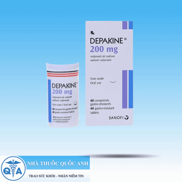 Depakine 200mg trị động kinh, rối loạn lưỡng cực (lọ 40 viên) - Nhà ...