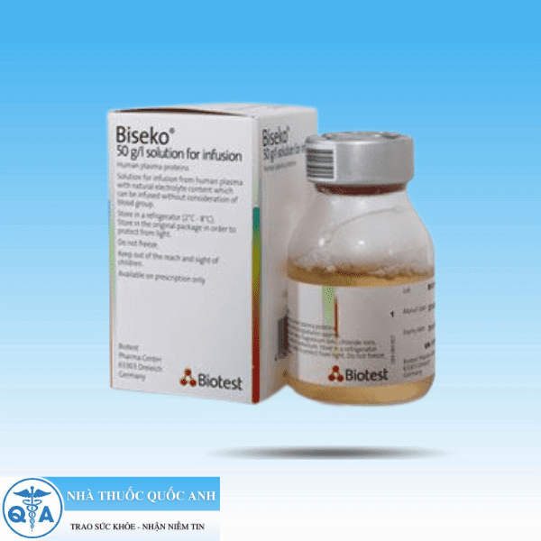 Biseko Biotest bù thể tích máu, chống nhiễm trùng (50ml)