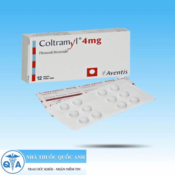 Coltramyl 4mg giãn cơ, trị đau do co cứng cơ (1 vỉ x 12 viên) - Nhà ...