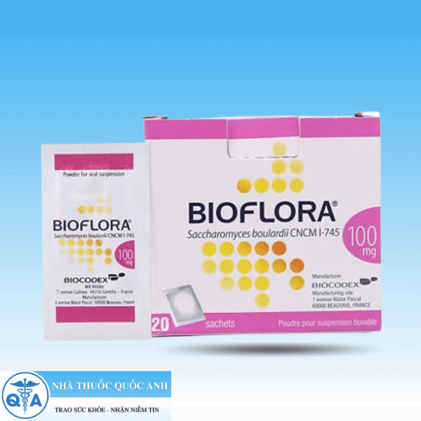 Bioflora 100mg Bột pha hỗn dịch uống trị tiêu chảy (hộp 20 gói) - Nhà ...