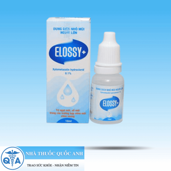 Elossy+ 0.1% Thuốc nhỏ mũi trị viêm xoang, viêm mũi (lọ 10ml) - Nhà ...