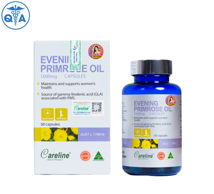 Tinh dầu hoa anh thảo Careline Evening Primrose Oil - Hỗ trợ cân bằng ...