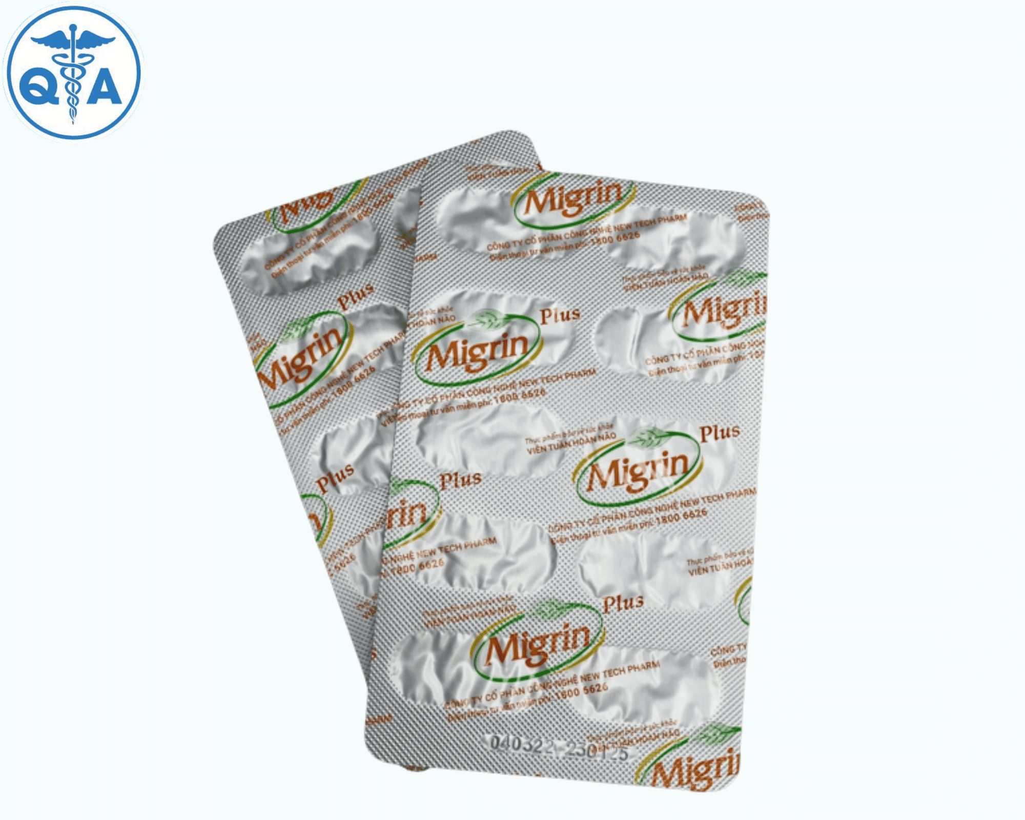 Viên tuần hoàn não Migrin Plus - Hỗ trợ điều trị đau nửa đầu