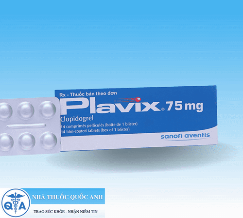 Thuốc plavix đề phòng huyết khối động mạch (hộp 14 viên)