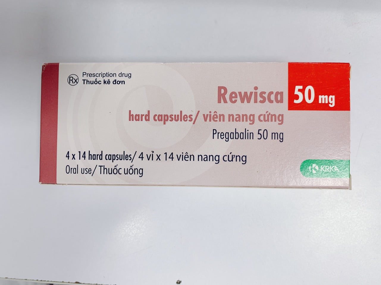 rewisca (pregabalin 50mg) 4 vi 14 vien - Nhà Thuốc Quốc Anh