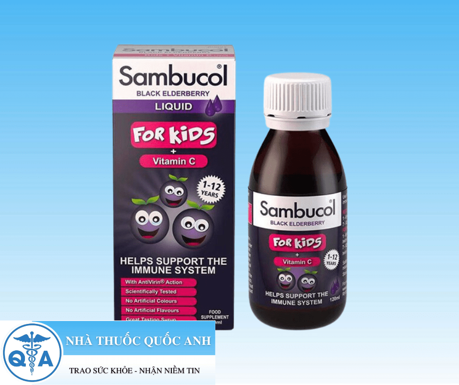 Sambucol For Kids Liquid - Tăng đề kháng cho bé trên 1 tuổi
