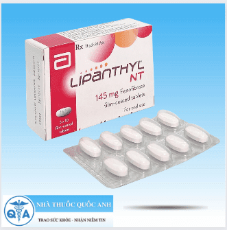 Lipanthyl NT 145mg trị tăng cholesterol máu hoặc triglycerid máu (3 vỉ ...