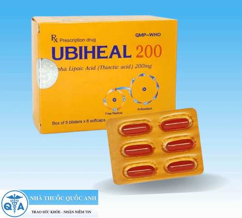 Thuốc Ubiheal 200mg giảm biến chứng tiểu đường