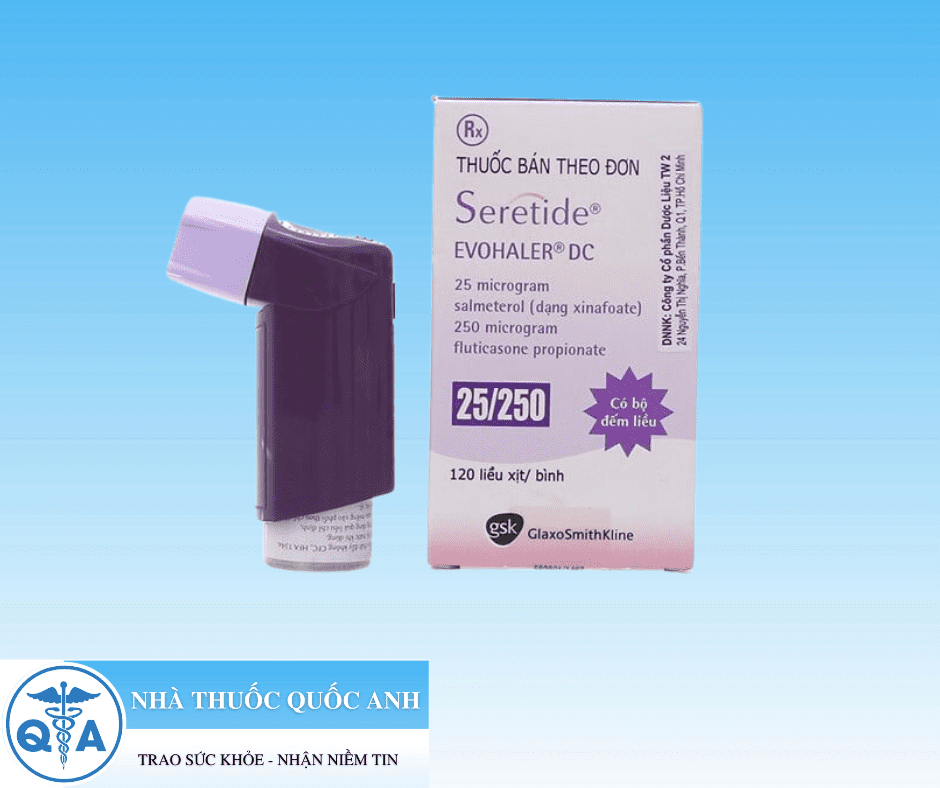 Seretide Evohaler DC 25/250mcg xịt khí dung trị hen suyễn - Nhà Thuốc ...