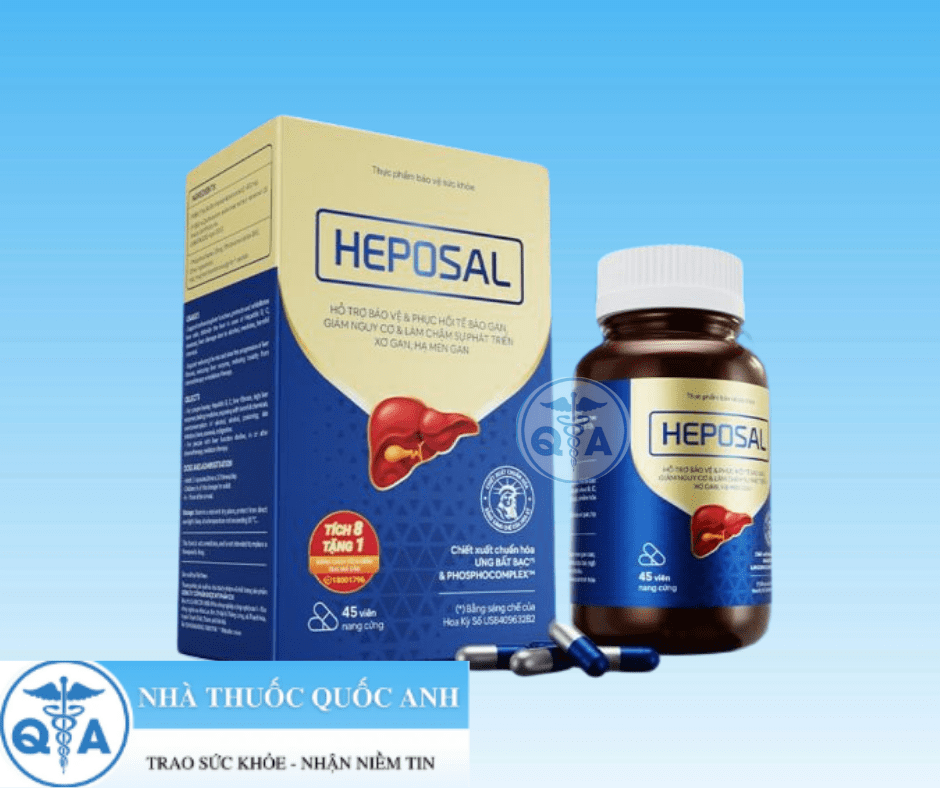 Heposal - Tăng cường chức năng gan (Hộp 45 viên)