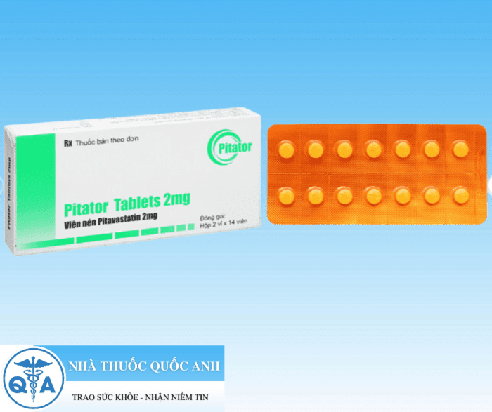 Pitator Tablets 2mg trị rối loạn mỡ máu (2 vỉ x 14 viên) - Nhà Thuốc ...