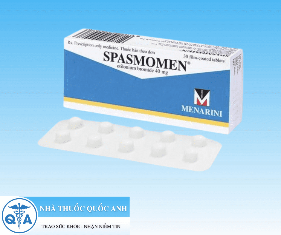 Spasmomen 40mg trị hội chứng đại tràng kích thích - Nhà Thuốc Quốc Anh