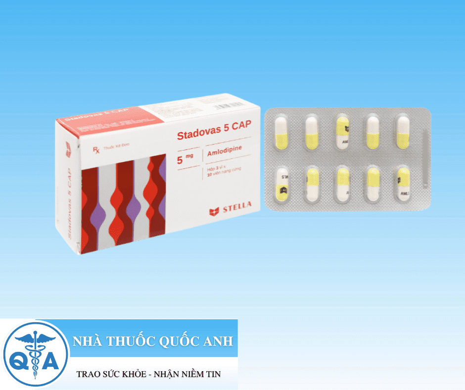 Stadovas 5 Tab thuốc điều trị tăng huyết áp, đau thắt ngực - Nhà Thuốc ...