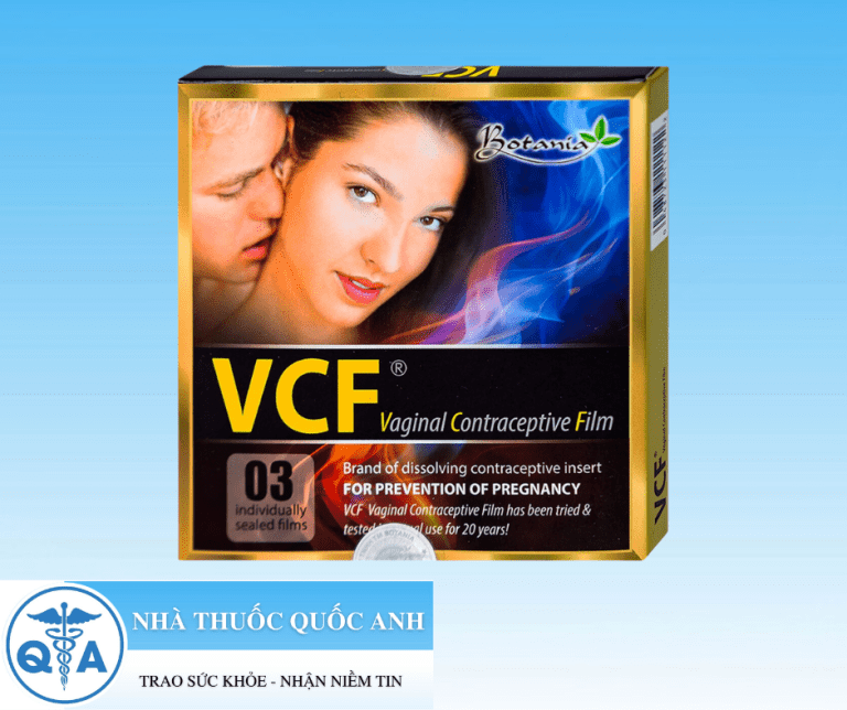 Màng phim tránh thai VCF - Vaginal Contraceptive Film (Hộp 3 miếng)