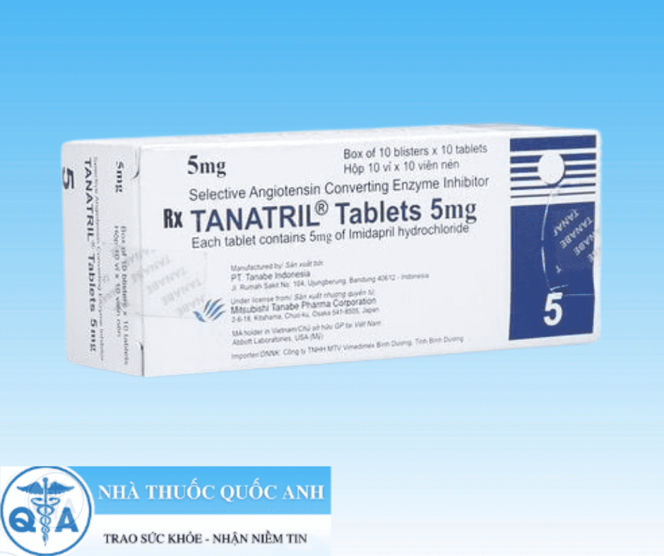 Tanatril 5mg (imidapril) thuốc điều trị tăng huyết áp vô căn - Nhà ...