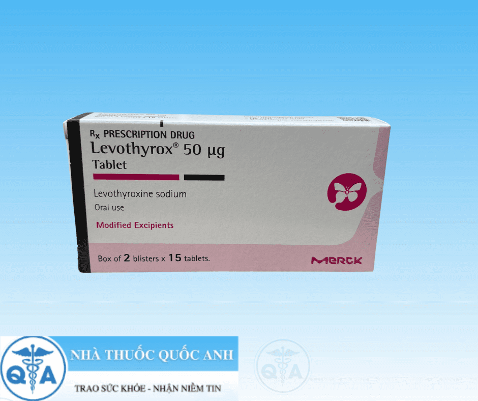 Levothyrox 50 - Thuốc điều trị bệnh lý tuyến giáp (hộp 30 viên)