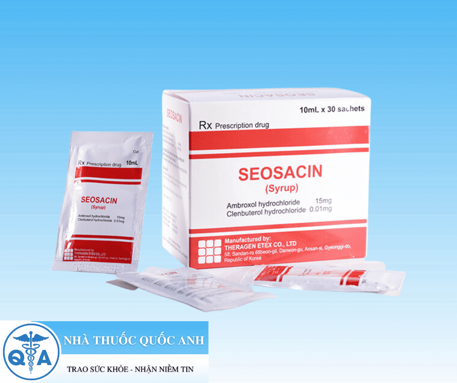 Thuốc Seosacin - Long đờm, điều trị viêm và hen phế quản