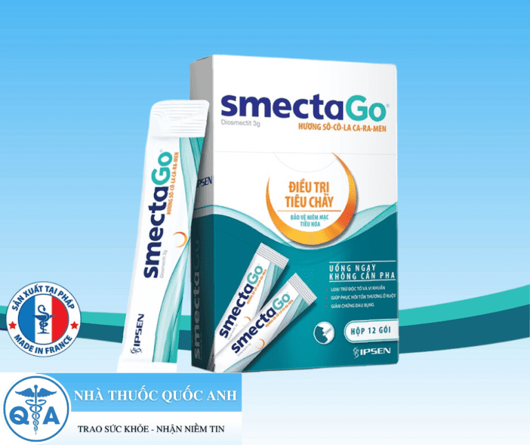 Smecta Go - Điều trị tiêu chảy, bảo vệ niêm mạc tiêu hóa