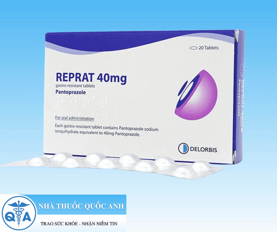 Reprat điều trị trào ngược dạ dày - Nhà Thuốc Quốc Anh