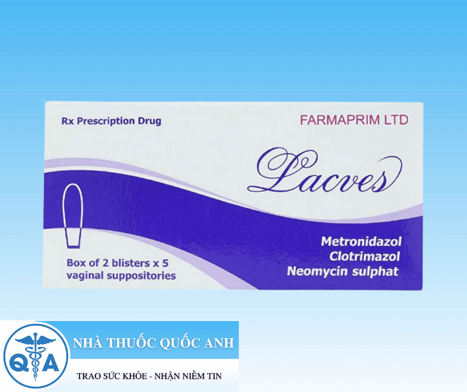 Thuốc Lacves - Điều trị viêm âm đạo - Nhà Thuốc Quốc Anh