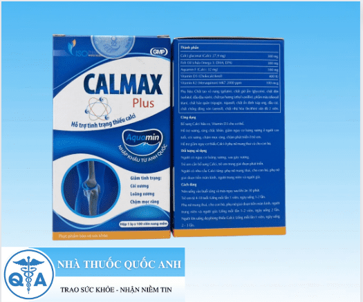 Calmax Plus - Bổ sung Calci hữu cơ - Nhà Thuốc Quốc Anh