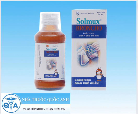 Thuốc Solmux Broncho - Loãng đàm , giãn phế quản - Nhà Thuốc Quốc Anh