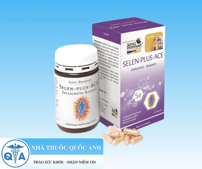 Selen-Plus-Ace - Chống oxy hóa, tăng sức đề kháng - Nhà Thuốc Quốc Anh