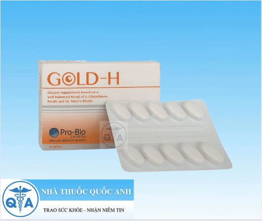 GOLD-H - Hỗ trợ giải độc gan hiệu quả - Nhà Thuốc Quốc Anh