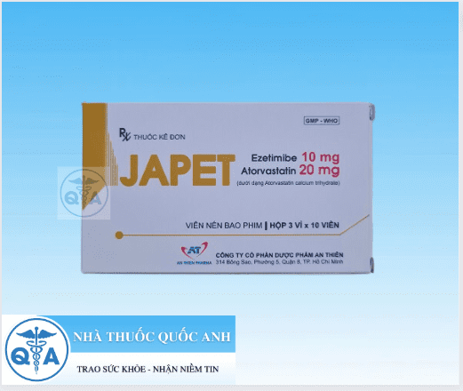 Thuốc Japet - Điều trị mỡ máu - Nhà Thuốc Quốc Anh