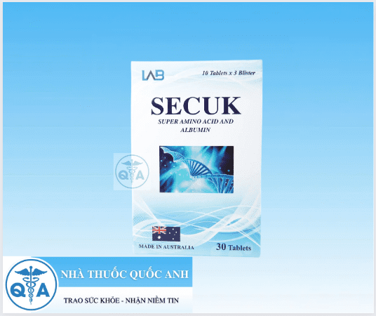 SECUK - Bổ sung albumin cho cơ thể - Nhà Thuốc Quốc Anh