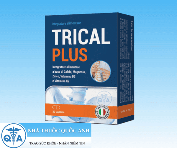 Trical Plus - Bổ sung Canxi và Vitamin D3 (Hộp 30 viên)